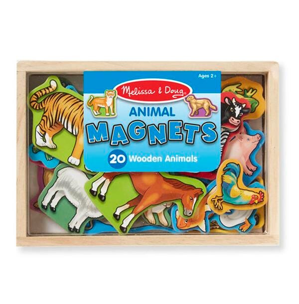 Melissa & doug 20 animal magnets in a box store